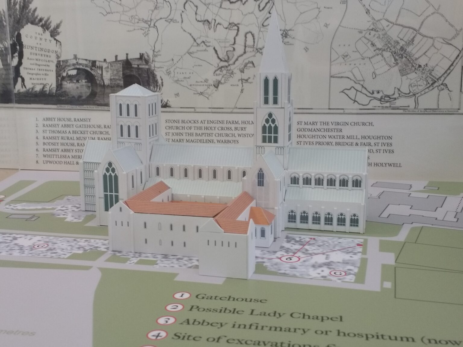 Abbey Layout Drawing - Ramsey Abbey